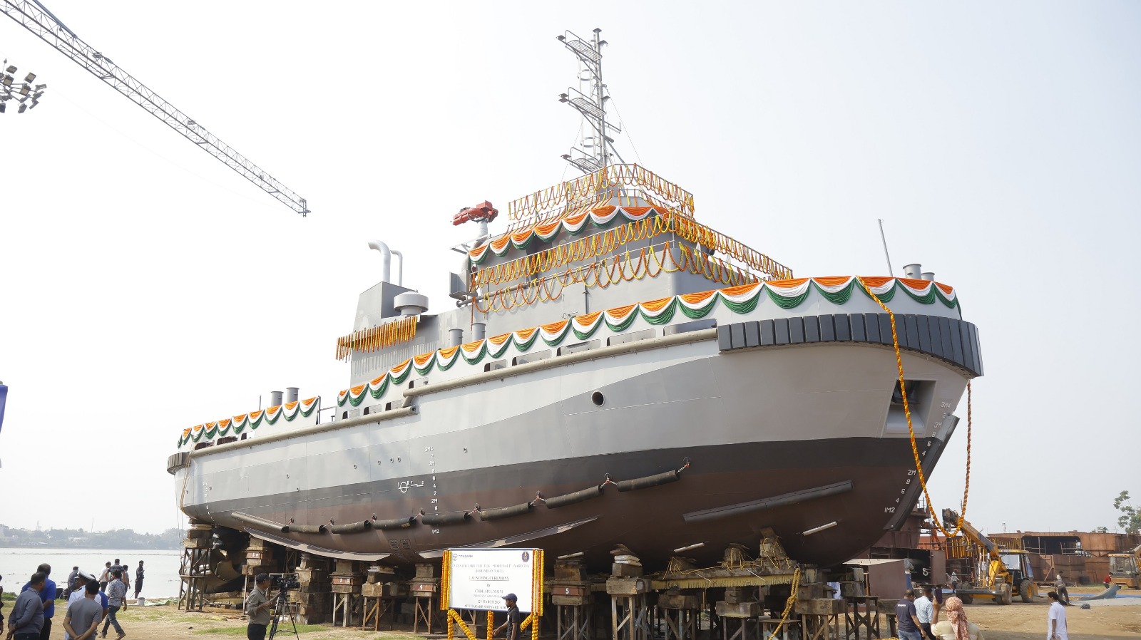Titagarh Rail Systems Launches its 2nd 25T Bollard Pull Tug for Indian ...