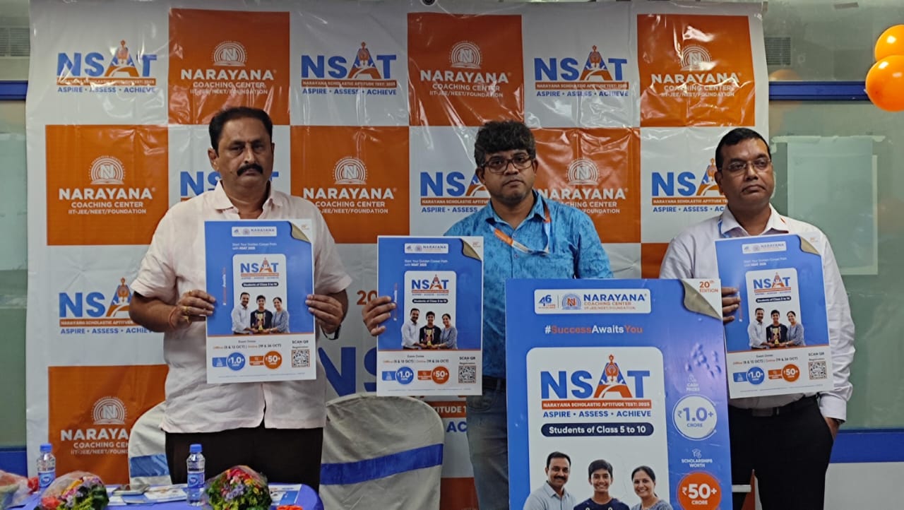 Narayana Coaching Centres announce NSAT 2025 Exam details in Kolkata ...